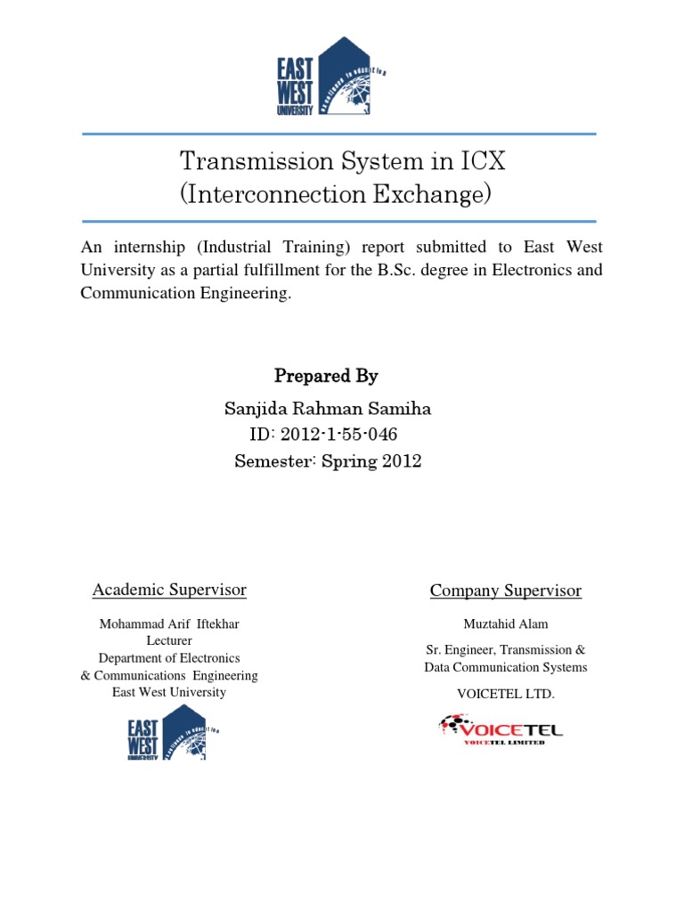 Industrial Report On Communication | PDF | Transmission Medium | Osi Model