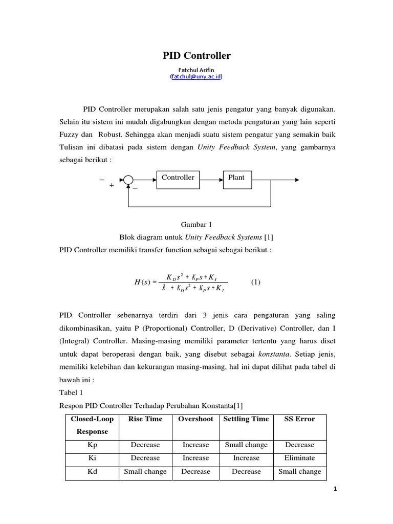 Pid Controller | PDF