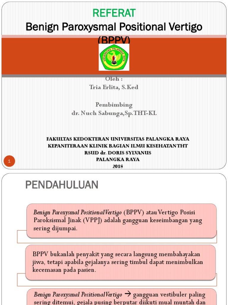 Diagnosis and Management of Benign Paroxysmal Positional Vertigo (BPPV ...