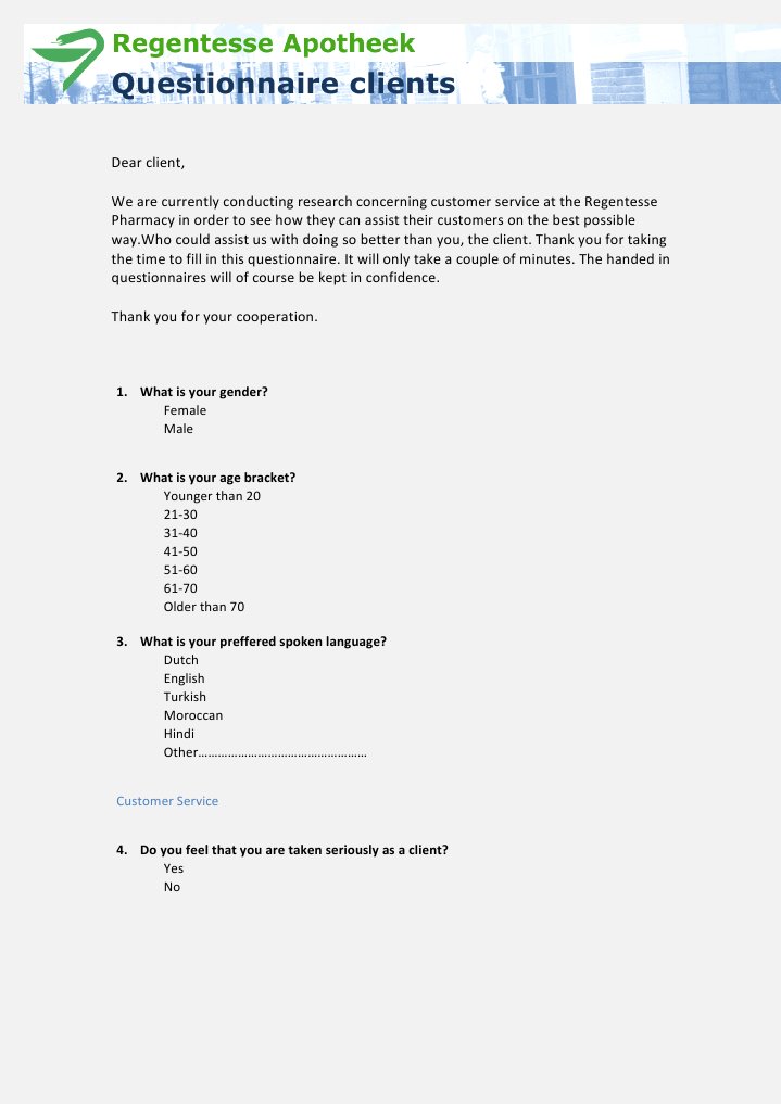 Pharmacy Customer Satisfaction Survey | PDF | Pharmacy | Health Care