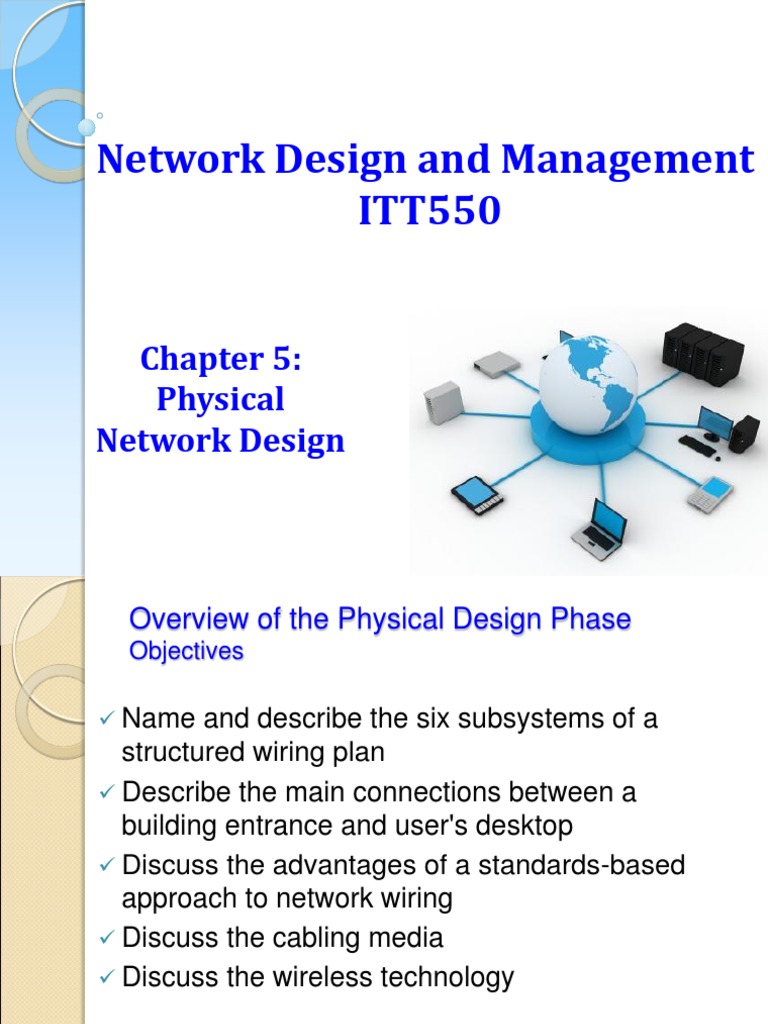 ITT550 - Chapter05-RY-Physical Network Design | PDF | Decibel ...