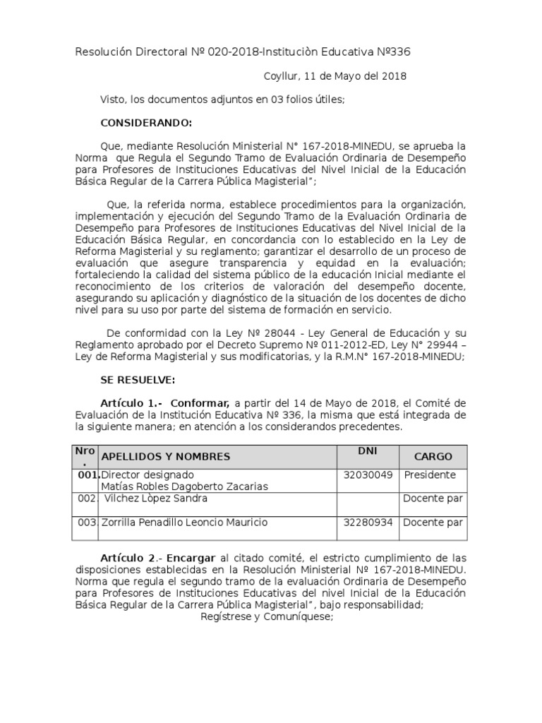 Modelo de RD | PDF | Evaluación | Cambio