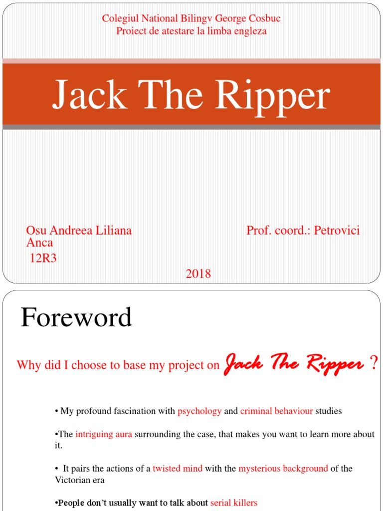 Jack The Ripper | PDF | Jack The Ripper | Whitechapel