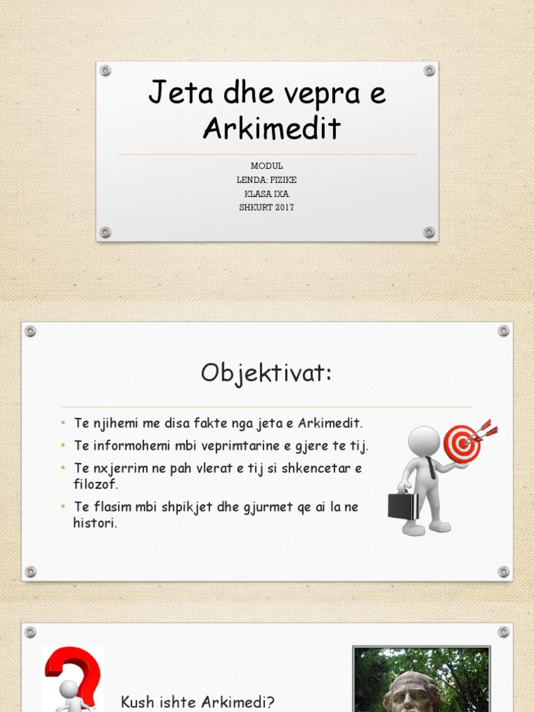 Modul Fizike - Arkimedi | PDF