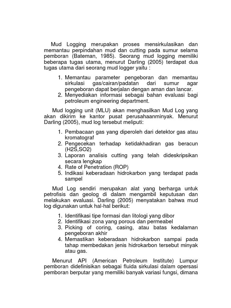 Mud Logging | PDF