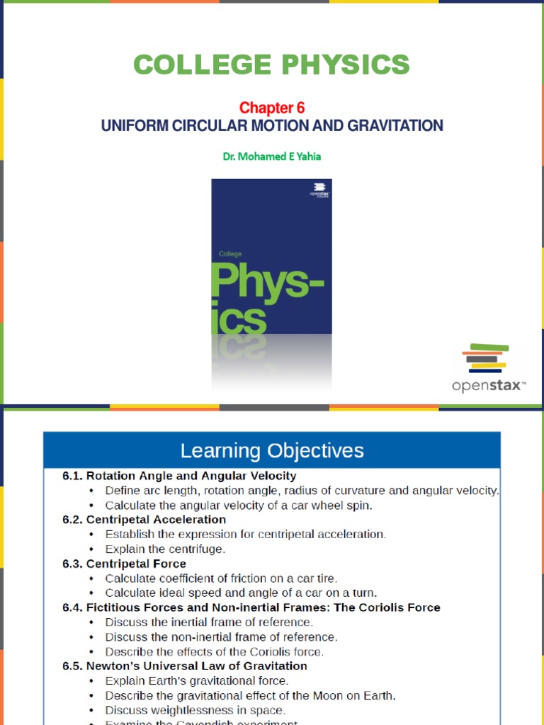 OpenStax Physics CH06 | PDF | Acceleration | Velocity