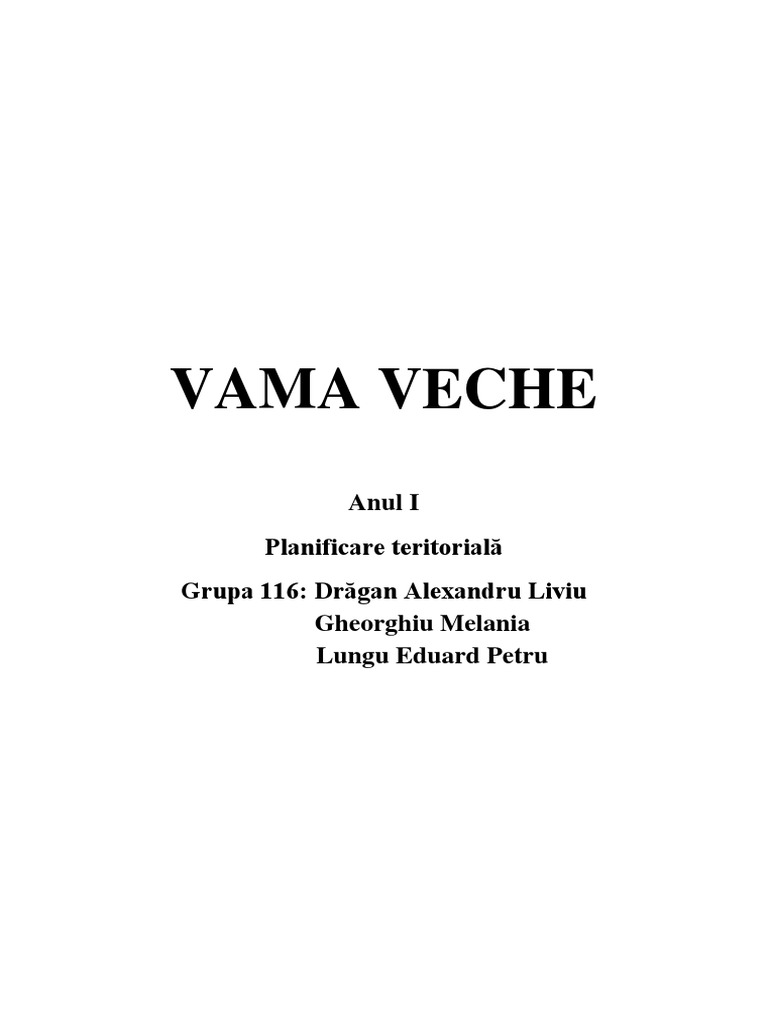 Vama Veche: Evoluție și Provocări Turistice | PDF