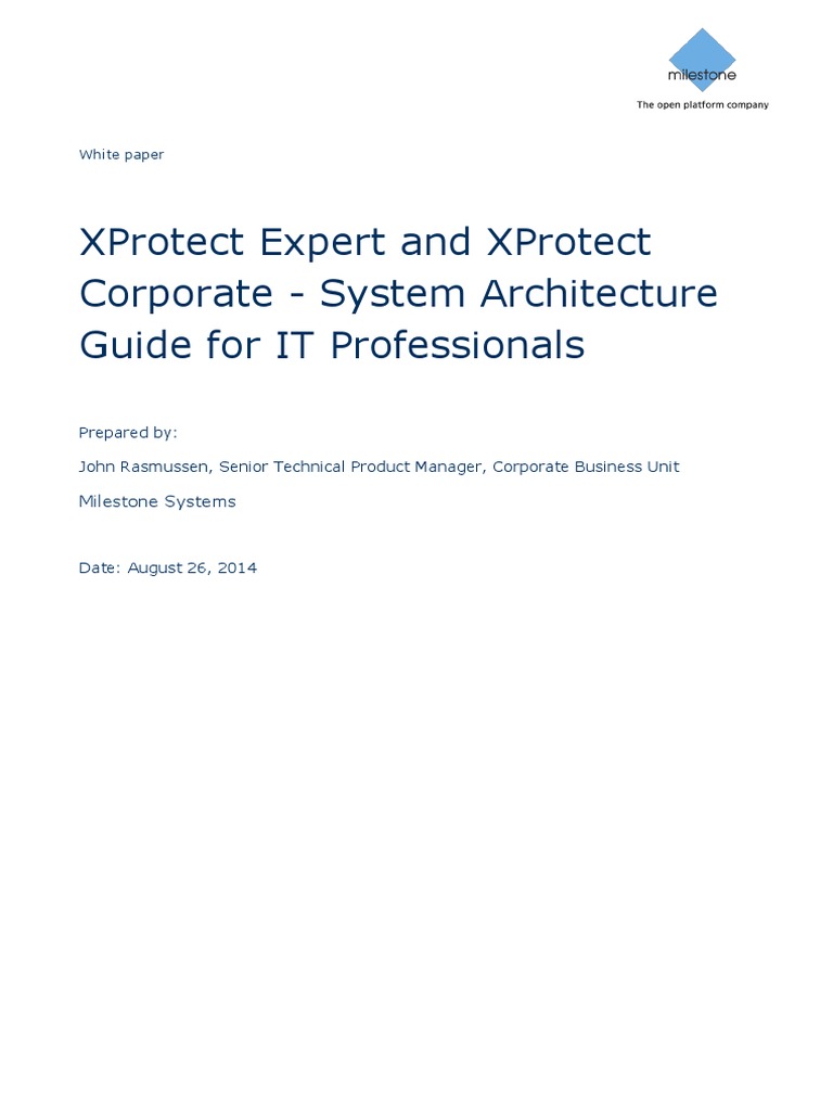 Xprotect Corporate WP Milestone Storage Architecture | PDF | Server ...