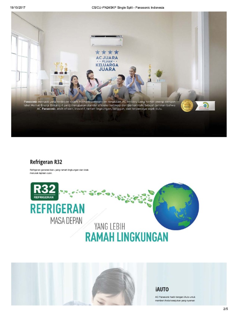 Ac Panasonic r32 | PDF