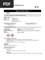 SDS R22 | PDF | Fires | Materials