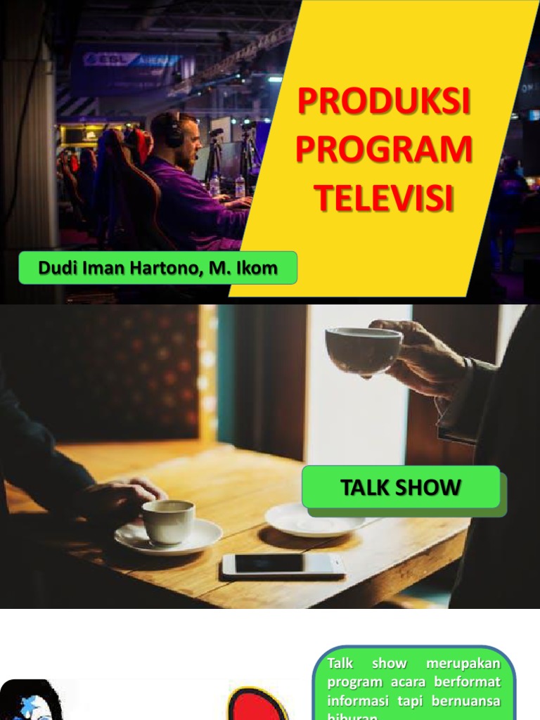 Produksi Program Televisi: Dudi Iman Hartono, M. Ikom | PDF