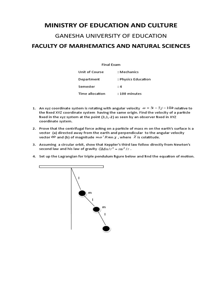 Ministry of Education and Culture | PDF