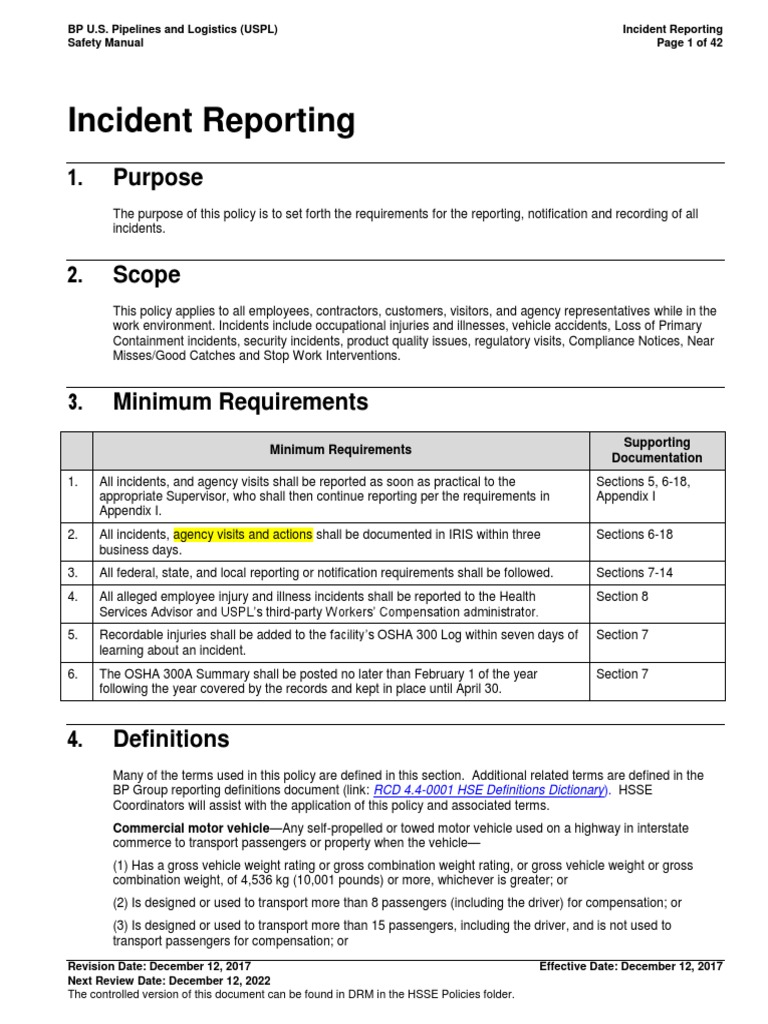 incident-reporting-occupational-safety-and-health-administration-bp