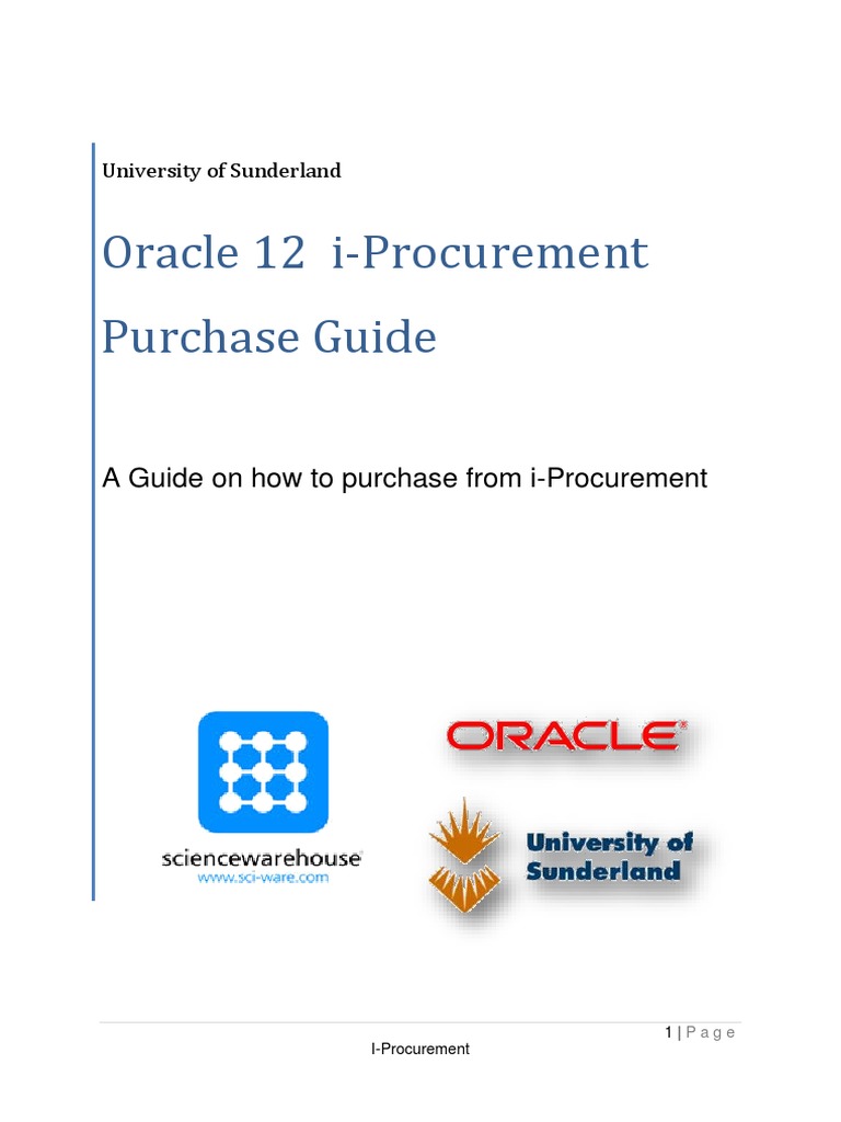 i-Procurement Purchase Guide | PDF | Point Of Sale | Value Added Tax
