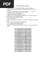 Sopa de Letras de La Tabla Periodica de Los Elementos | PDF
