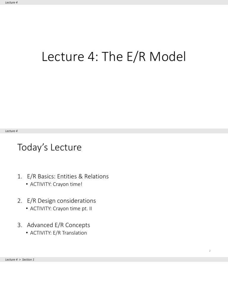Entity Relationship Diagram | PDF | Database Design | Conceptual Model