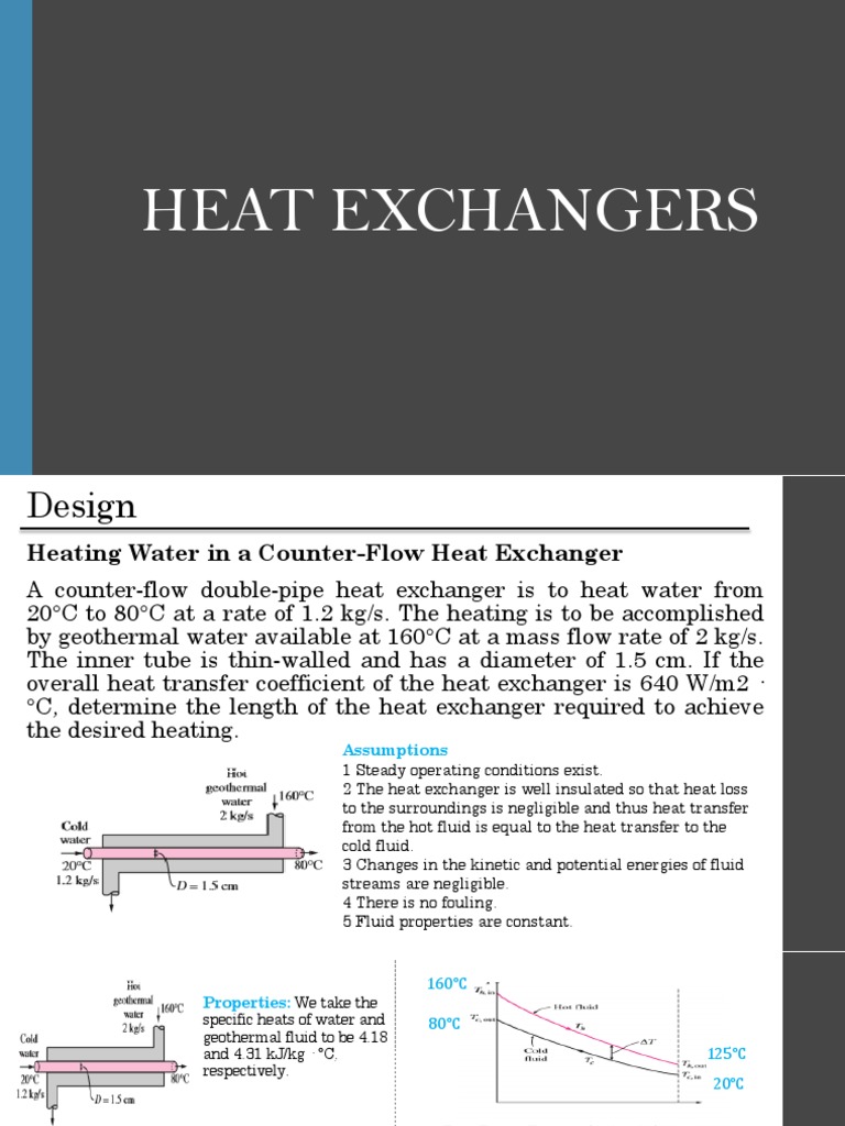 Heat Exchanger Sample Problems | PDF | Heat Transfer | Heat Exchanger