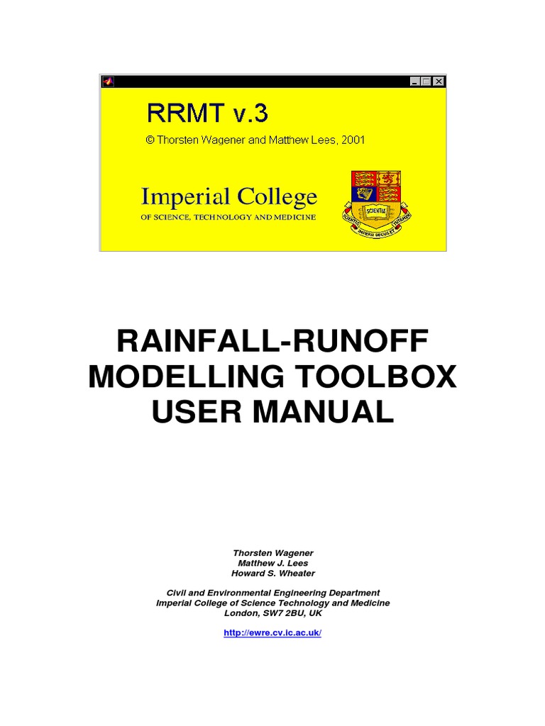 RRMT 4 User Manual PDF | PDF | Matlab | Errors And Residuals