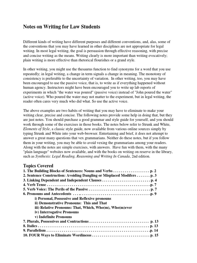 Notes On Writing Ebook & Lecture Notes PDF Download (Studynama - Com ...