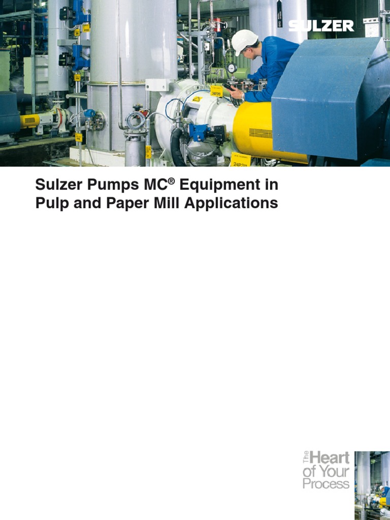 MC Pulp Equipment | PDF | Pump | Valve