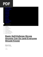 Human Body Weak Points | PDF | Anatomical Terms Of Motion | Anatomy