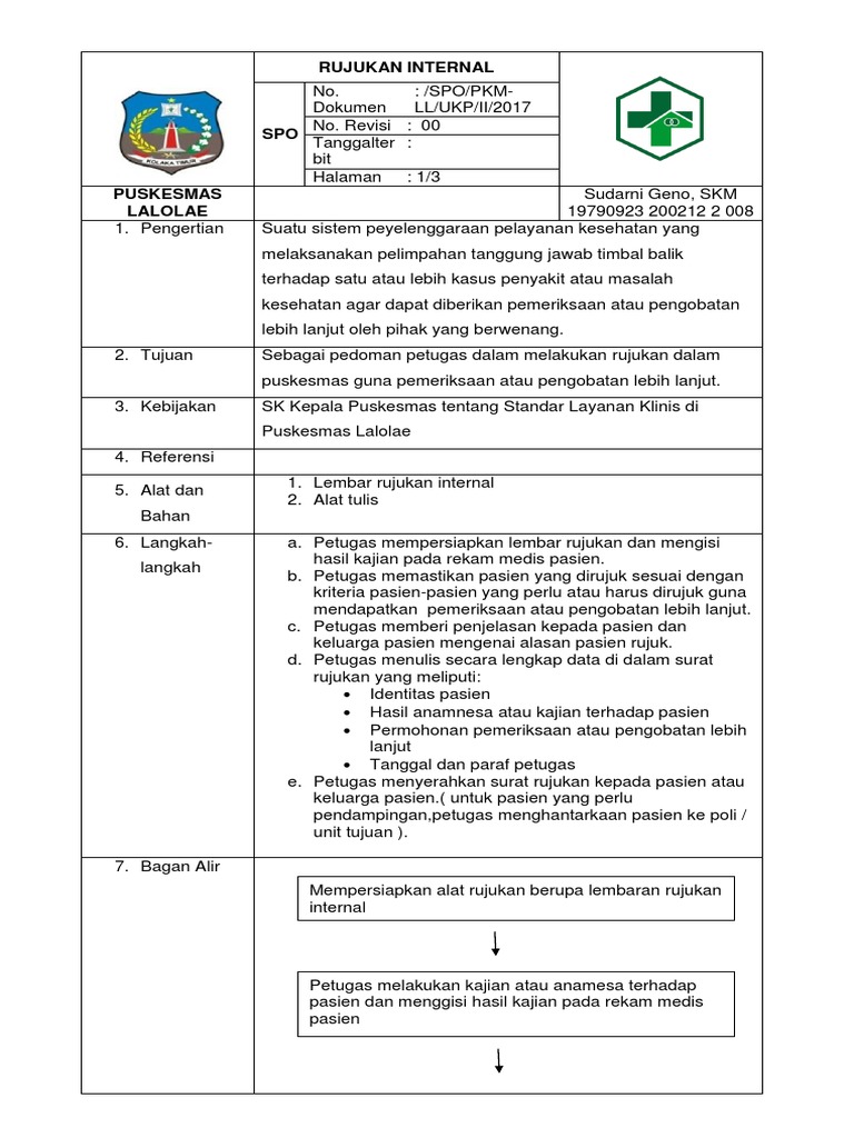 Rujukan Internal | PDF