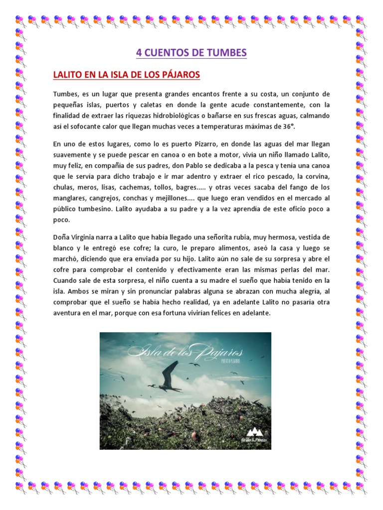 4 Cuentos de Tumbes (Autoguardado) | PDF | Diablo | Naturaleza