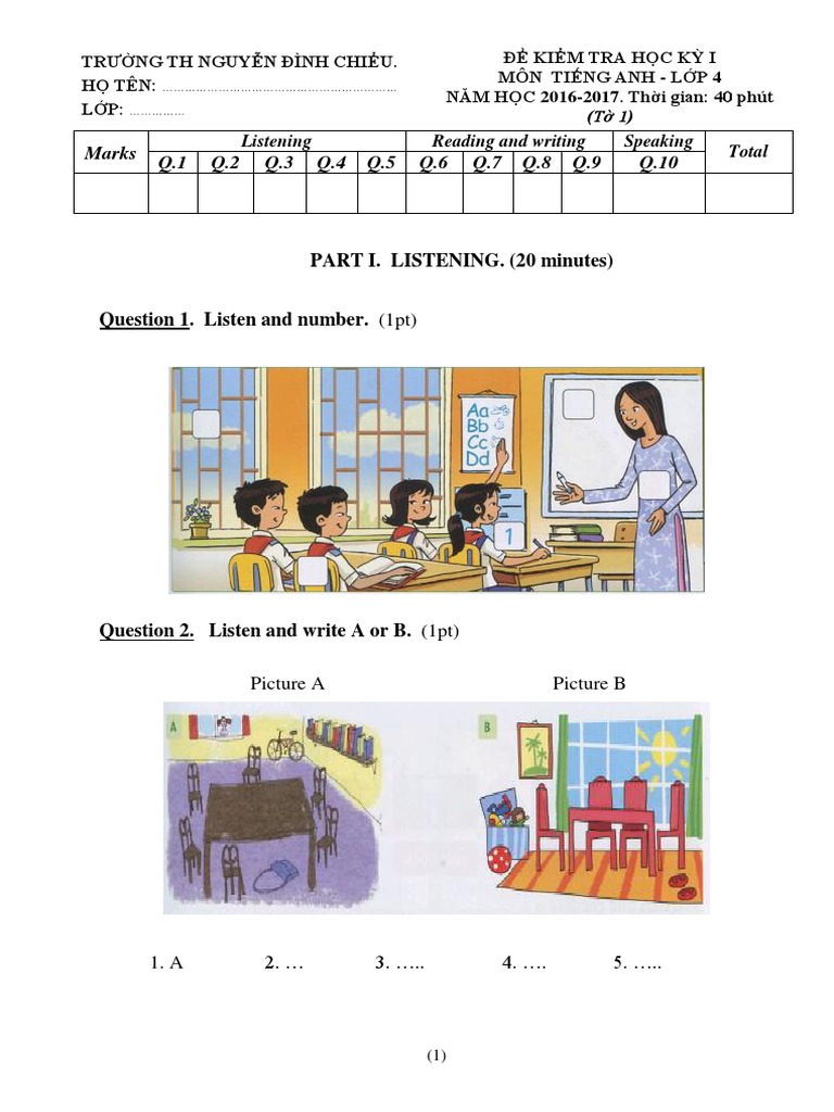 De KT TA 4 Hk1 16-17 To 1 | PDF