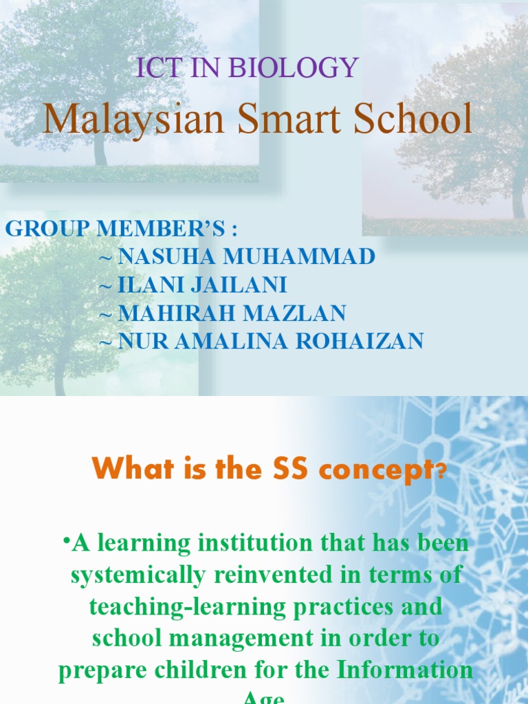 ICT in Biology - Smart School | PDF | Learning | Educational Assessment