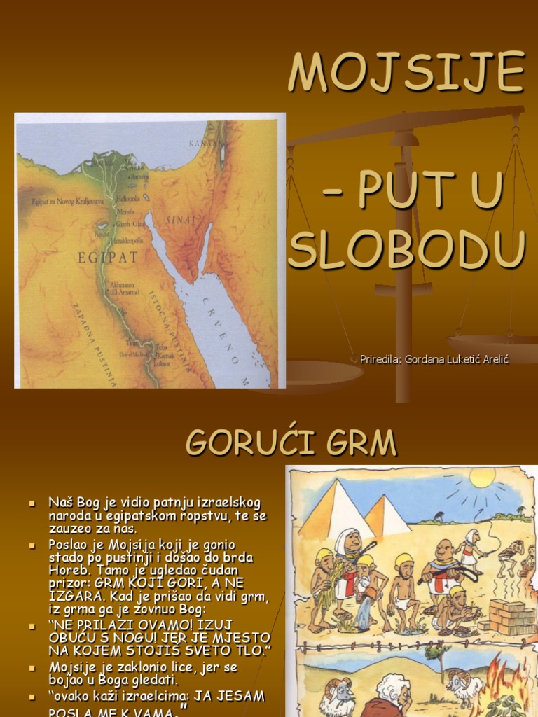 Mojsije - Biblijski Dogadjaj | PDF