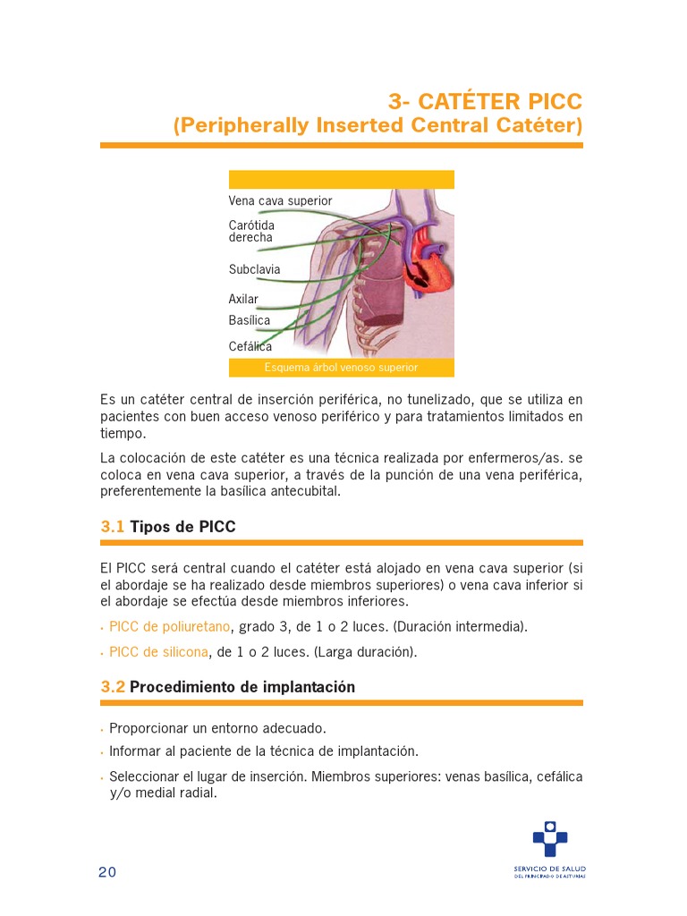 Catéter PICC PDF | PDF