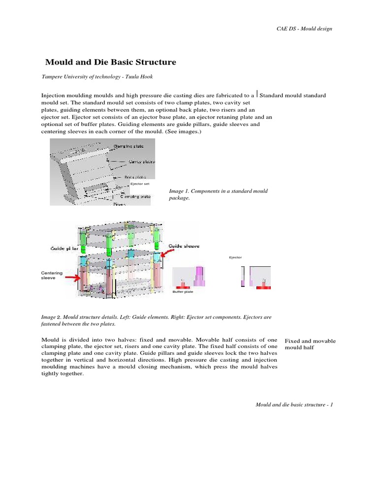 05 Mould Structure | PDF | Casting (Metalworking) | Industries
