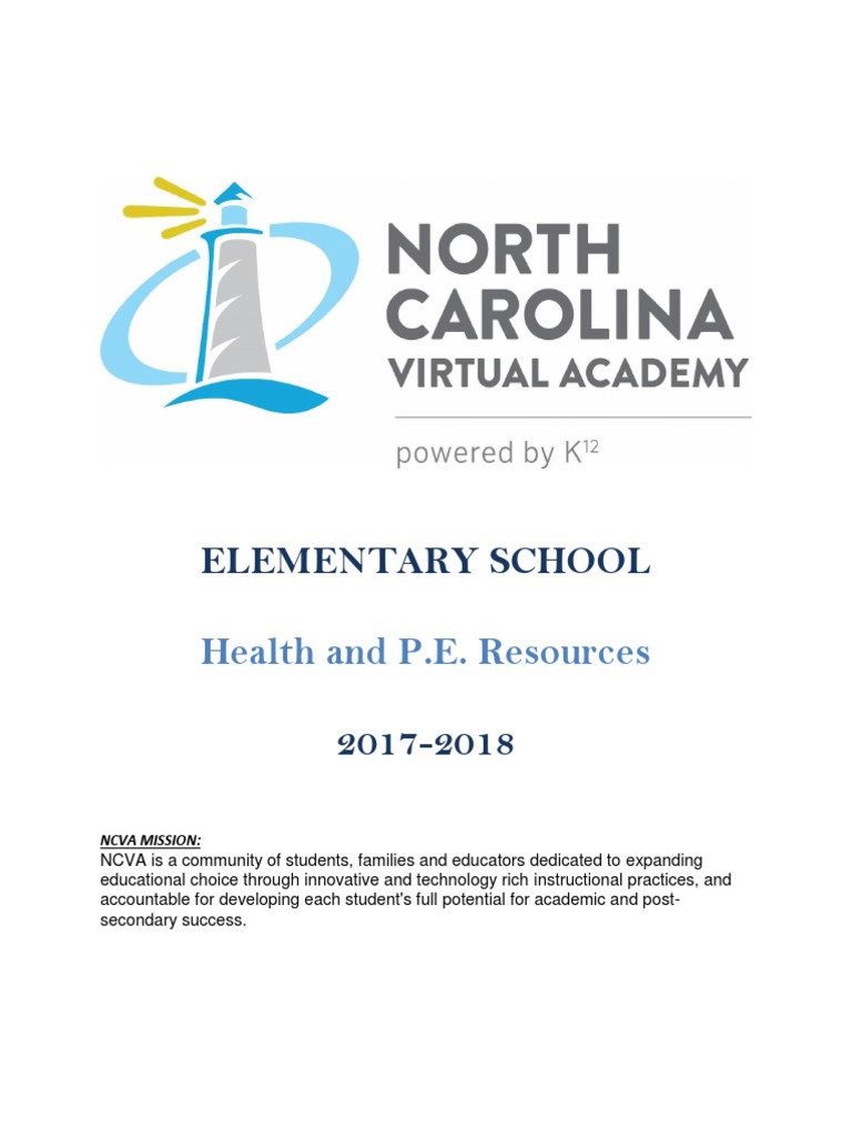 Elementary Health and PE Resource Guide 2017-2018 | PDF | Physical ...