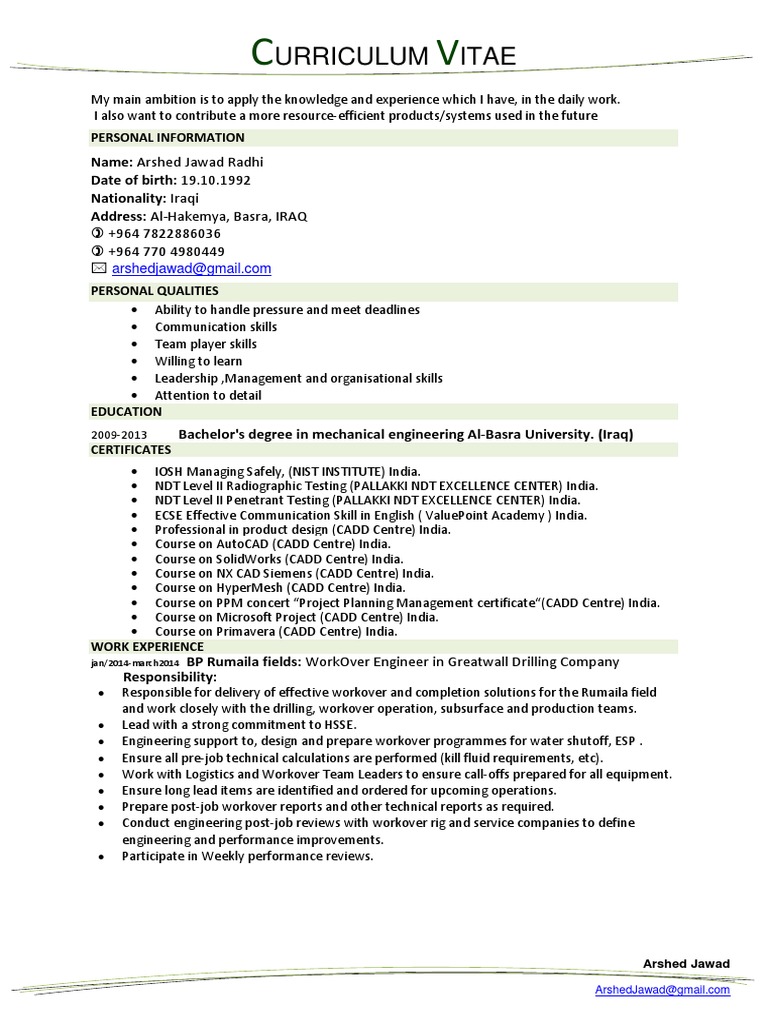 Piping Engineer CV | PDF | Specification (Technical Standard ...