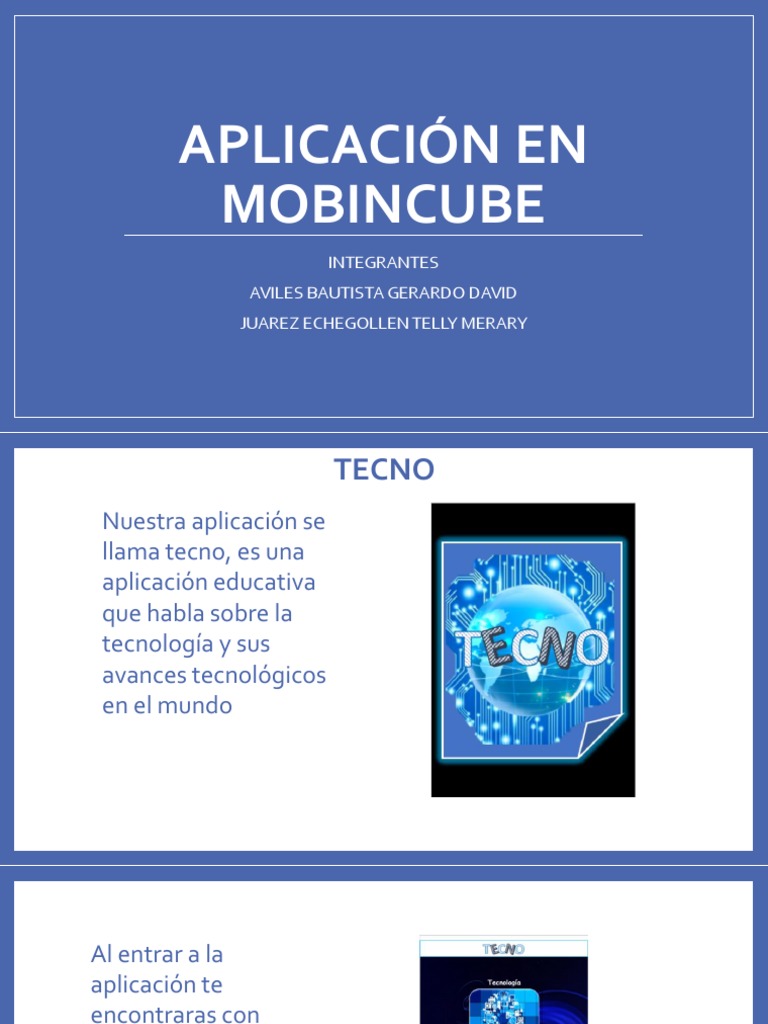 Aplicacion en Mobincube | PDF
