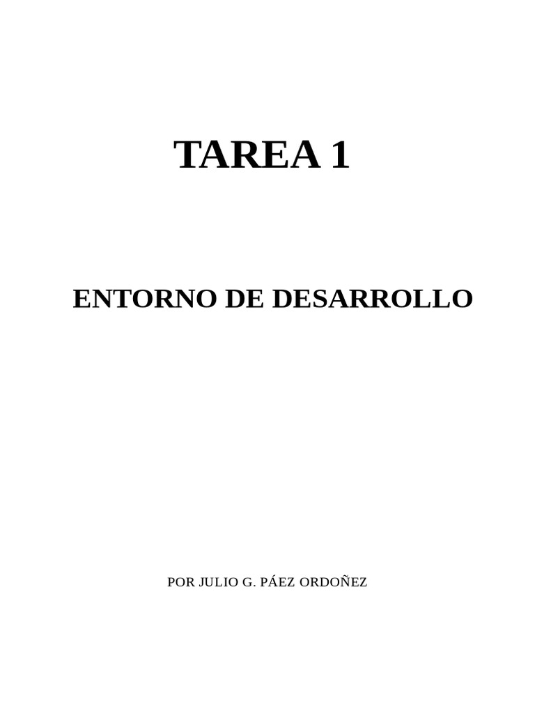 ED01 Tarea E1 | PDF | Proceso de desarrollo de software | Software