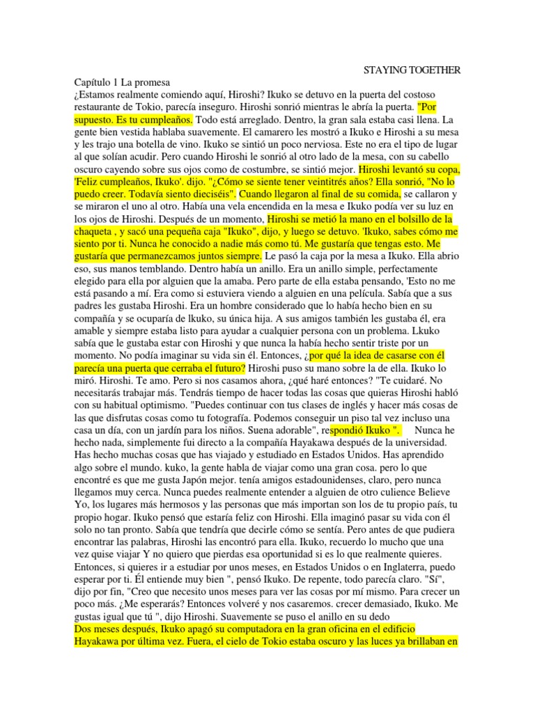 Staying Together | PDF | England | Japan