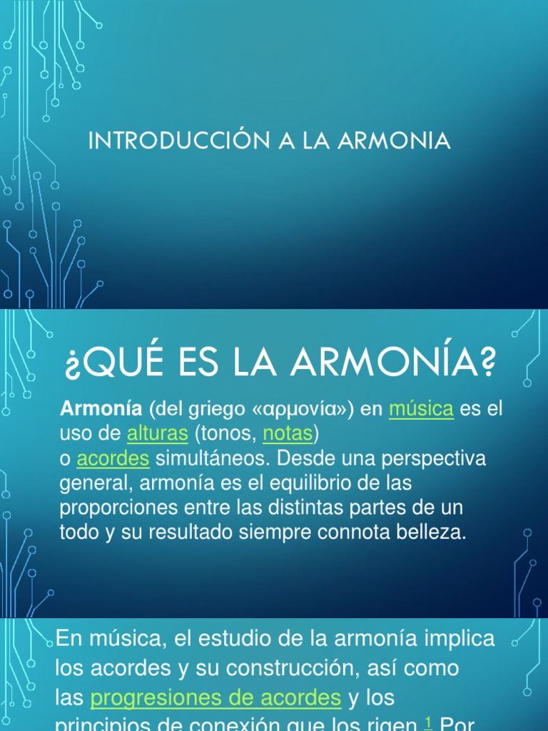 Intro A La Armonia | PDF | Armonía | Musicología