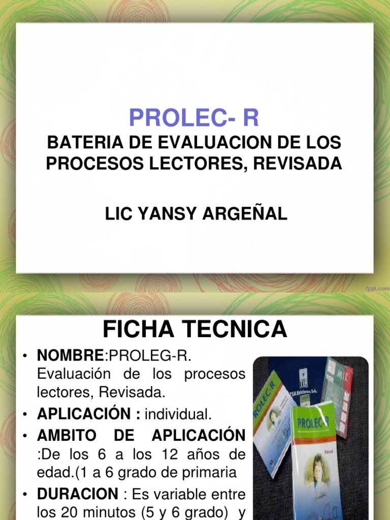 Prolec - R | Descargar gratis PDF | Modificación de comportamiento ...