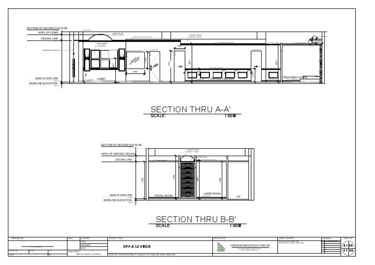 Section Thru A-A': Scale: 1:60M | PDF | Door | Queensland Heritage Register