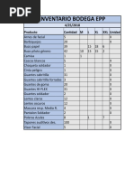 Formato de Inventario Epp | PDF