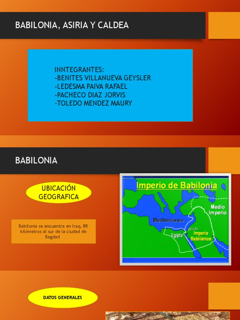 Cultura Babilonia Asiria Y Caldea Pdf Asiria Babilonia