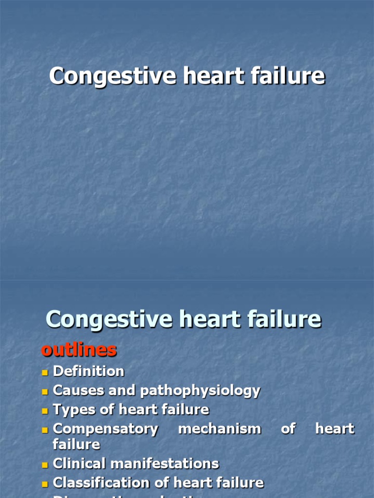 Congestive Heart Failure Nursing Care | Download Free PDF | Heart ...