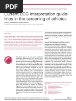 Abnormal ECG Findings in Athletes | PDF | Electrocardiography | Cardiac ...
