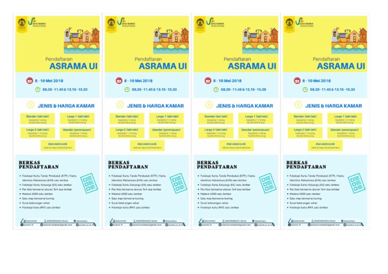 Brosur Pendaftaran Asrama | PDF