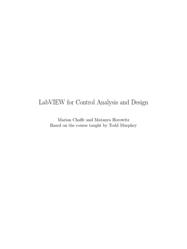 Simulation in LabVIEW | PDF | Graphics | Programming Language