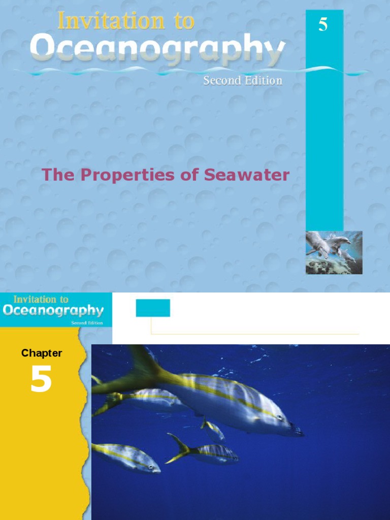 The Properties of Seawater | PDF | Atoms | Chlorine
