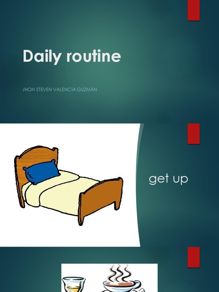 Daily Routine Jhon | PDF