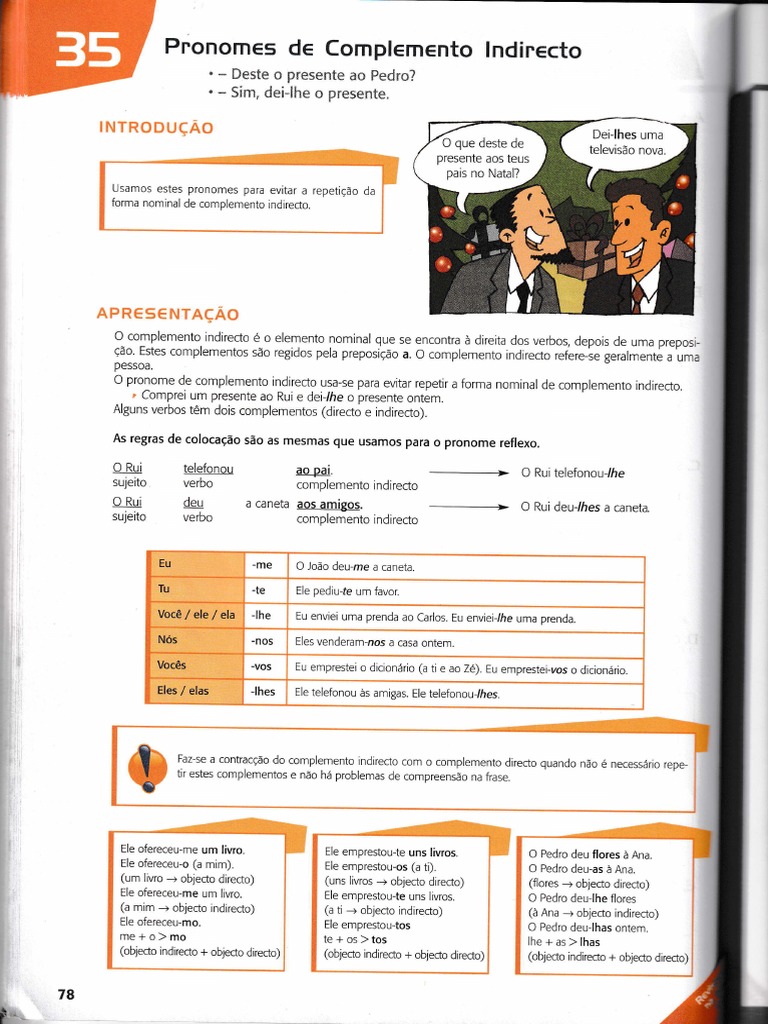 Pronomes de Complemento Indireto | Pronome | Objeto (Gramática)