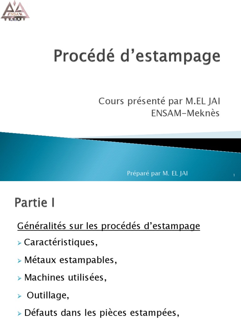 Estampage | PDF | Laminado (metalmecánica) | Mecanizado